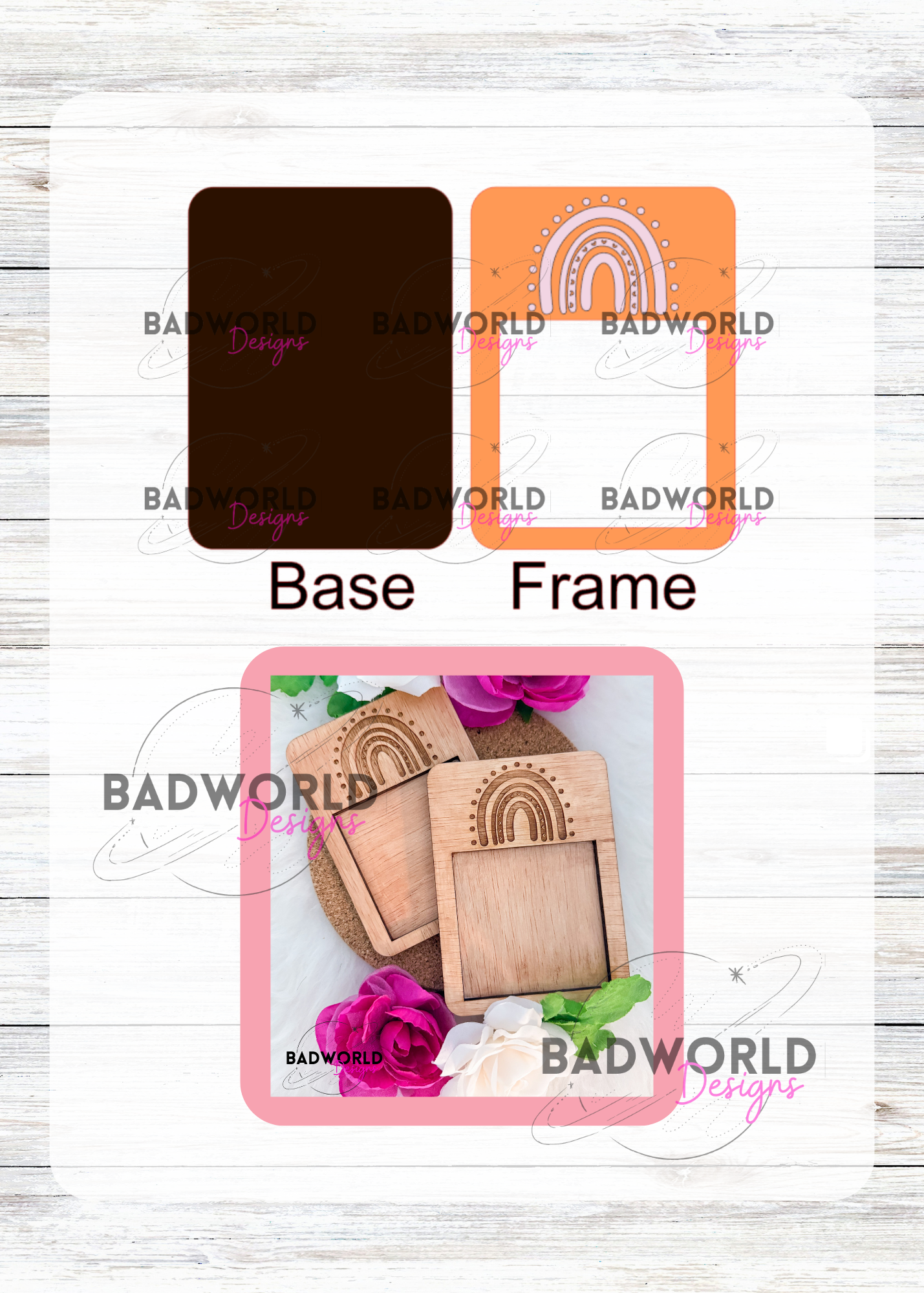 Rainbow Sticky Note Holder - DIGITAL FILE – BADWorld Designs
