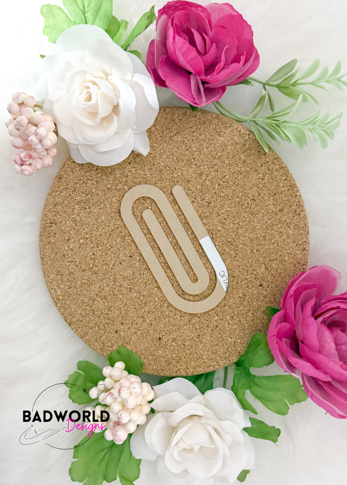 Jumbo Paper Clip Bookmark Blanks – BADWorld Designs