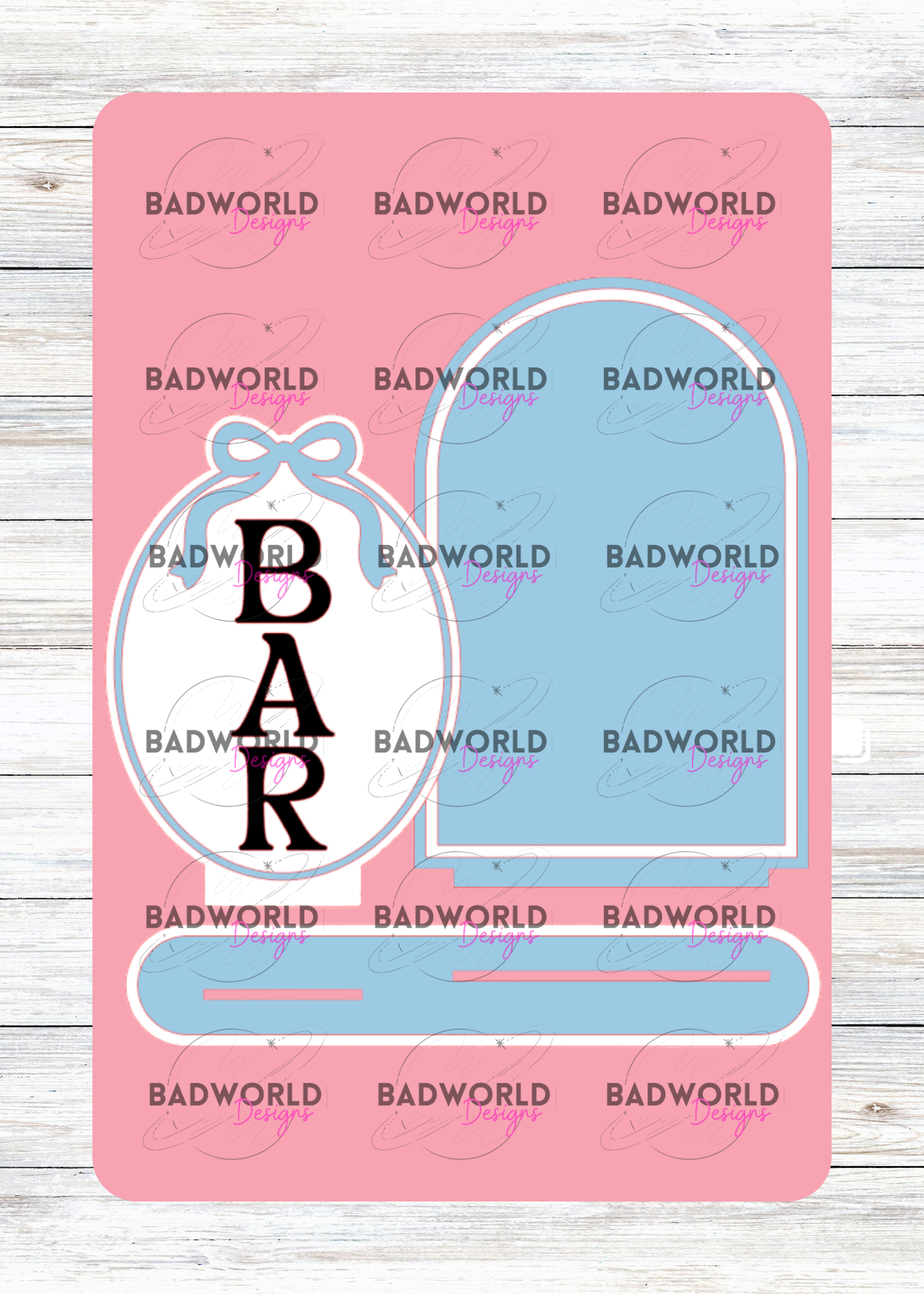 Coquette Bar Sign - DIGITAL FILE – BADWorld Designs