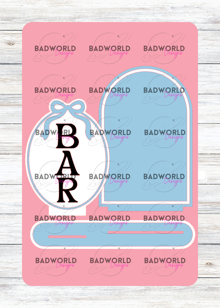 Coquette Bar Sign - DIGITAL FILE – BADWorld Designs