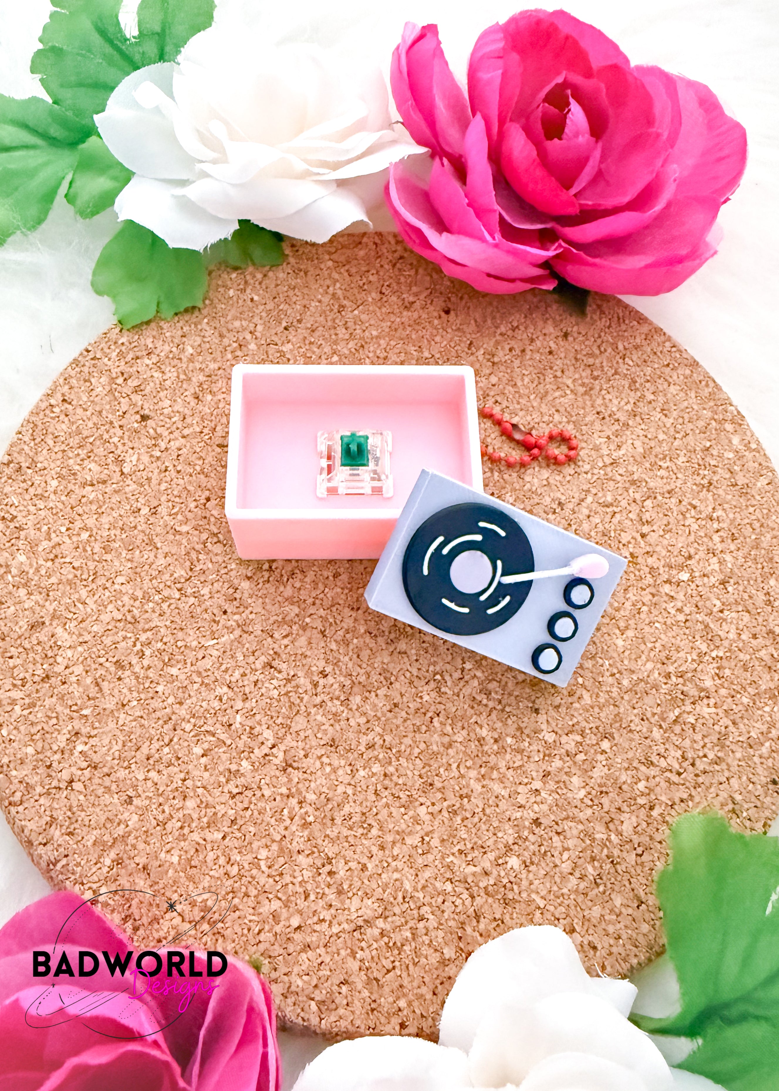 Retro Record Player Fidget Clicker – BADWorld Designs