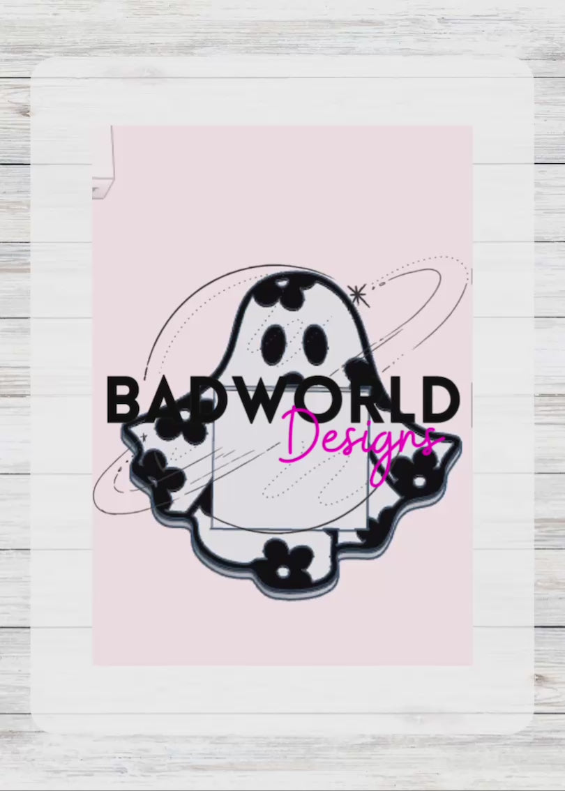 Cute Ghost Sticky Note Holder - DIGITAL FILE – BADWorld Designs