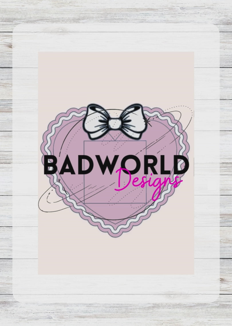 Coquette Heart Sticky Note Holder - DIGITAL FILE – BADWorld Designs